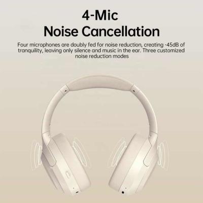 China Langsdom Wireless Bluetooth Headset for Two Way Radio with ANC ENC Noise Cancelling IPX5 500mAh Battery for sale