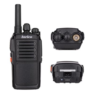 China INRICO T526 POC Long Distance Two Way Radio 5000mAh Battery 33h Standby IP54 Mesh Network Public Safety Radio for sale