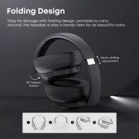 China Langsdom HBN09 ANC Bluetooth Headphones 5.4 Wireless Over Ear Noise Cancelling 400mAh Battery for sale