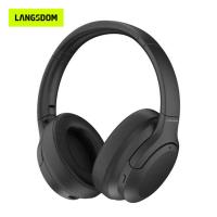 China Langsdom HBN09 ANC Bluetooth Headphones 5.4 Wireless Over Ear Noise Cancelling 400mAh Battery for sale