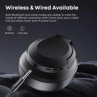 China Langsdom HBN09 ANC Bluetooth Headphones 5.4 Wireless Over Ear Noise Cancelling 400mAh Battery for sale
