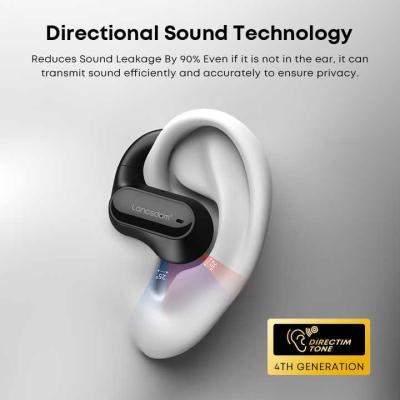 China Langsdom Open Ear Bluetooth Headphones 80H Playtime Wireless Earbuds with Microphone ENC Noise Cancelling IPX5 Type C for sale