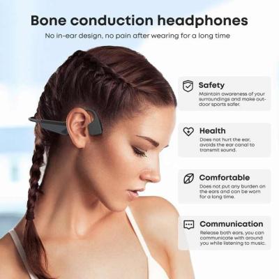 China Langsdom Sports Bone Conduction Bluetooth Headset 700mAh Open Ear Wireless Earphone for Two Way Radio for sale