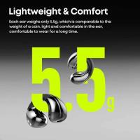 China Open Ear Bone Conduction Headphones Bluetooth 5.4 IPX4 300mAh TWS Earbuds Noise Cancelling for sale