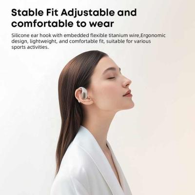 China Langsdom Open Ear Bone Conduction Headphones Bluetooth 5.4 500mAh IPX5 ENC Noise Cancelling for sale