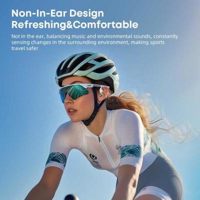 China ABS Open Ear Bone Conduction Headset 500mAh Bluetooth 5.4 ENC Microphone for sale