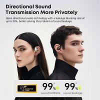 China Langsdom Open Ear Bone Conduction Headphones Bluetooth 5.4 500mAh IPX5 ENC Noise Cancelling for sale