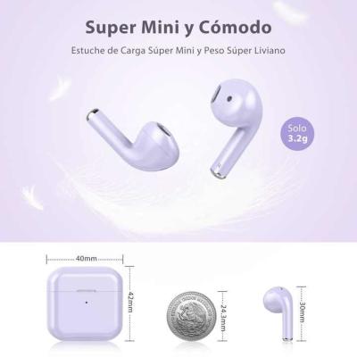 China Wireless Earphone Microphone IPX4 Waterproof ENC Noise Cancelling 15-20h Battery JL Chipset ABS for sale