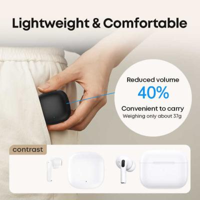 China Langsdom Bluetooth V5.3 Earbuds 250mAh Battery Semi-in-ear Noise Cancelling Earphone with Microphone for sale