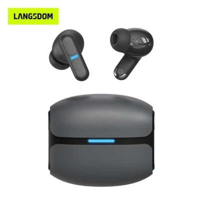 China Langsdom Bluetooth 5.3 Earbuds with ENC Noise Cancellation IPX5 Waterproof 400mAh Battery for sale