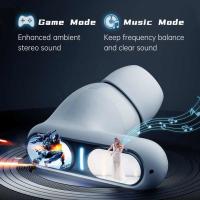 China Bluetooth 5.3 Wireless Earphone and Microphone 31-40ms Delay Touch Control ENC Noise Cancelling for sale