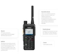 China Hytera MSTAR HP68X DMR Handheld Walkie Talkie 7.4V 4W/5W IPX7 Waterproof UHF VHF for sale