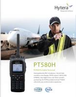 China Hytera PT580H Plus Digital Explosion-Proof Walkie Talkie GPS Two-Way Radio IPX8 1800mAh for sale