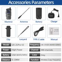 China MSTAR M98 999CH Tri Band Walkie Talkie 2600mAh Battery 135x60x33mm Long Range Two Way Radio for sale