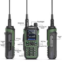 China MSTAR M98 999CH Tri Band Walkie Talkie 2600mAh Battery 135x60x33mm Long Range Two Way Radio for sale