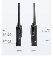 China 5W UHF VHF DMR Walkie Talkie YANTON DM-900 1024 Channel Long Range Radio for sale