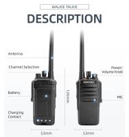 China 5W UHF VHF DMR Walkie Talkie YANTON DM-900 1024 Channel Long Range Radio for sale
