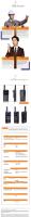 China Motorola H36 5W DMR Walkie Talkie 5000km Range IPX8 POC Radio for sale