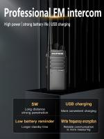 China Baofeng GS6600 5W UHF Handheld Radio 400-470MHz 16ch Walkie-Talkie 5800mAh for sale