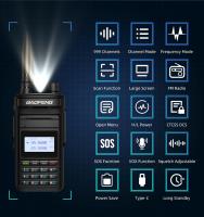 China Baofeng P15UV UHF VHF Two Way Radio with Scramble Function for sale