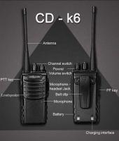 China Chierda CD-K6 Long Range Walkie Talkie 7KM Range 16 Channels for sale