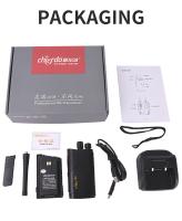 China Chierda CD21 Mini Walkie Talkie 5W UHF VHF IPX7 Portable Two Way Radio 8000mAh for sale