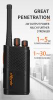 China Chierda CD21 Mini Walkie Talkie 5W UHF VHF IPX7 Portable Two Way Radio 8000mAh for sale