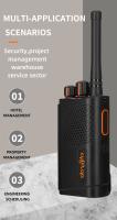 China Chierda CD21 Mini Walkie Talkie 5W UHF VHF IPX7 Portable Two Way Radio 8000mAh for sale