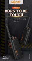 China Chierda CD21 Mini Walkie Talkie 5W UHF VHF IPX7 Portable Two Way Radio 8000mAh for sale