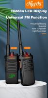 China Chierda CD108 Digital Walkie Talkie 10W UHF VHF Two Way Radio 2800mAh IPX5 for sale