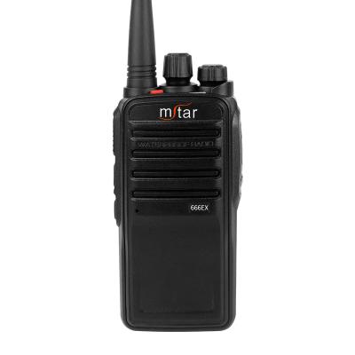 China MSTAR DP666EX Waterproof Explosion Proof Walkie Talkie 5W UHF VHF for sale