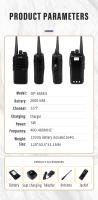 China MSTAR DP666EX Waterproof Explosion Proof Walkie Talkie 5W UHF VHF for sale