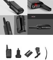 China MSTAR M-618 Kids Walkie Talkie Two Way Radio 3-5KM Range 16 Channels 1100mAh for sale