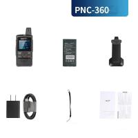 China MSTAR PNC-360 Black 4G POC Walkie Talkie 5000km Range IP54 Waterproof for sale