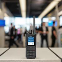 China Caltta PH690 DMR Handheld Radio 5W UHF VHF IP68 Waterproof Two Way Walkie Talkie for sale