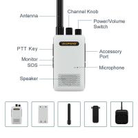 China Baofeng BF-358 UHF Handheld Walkie Talkie 400-470MHz 2W VOX SOS 16 Channel for sale