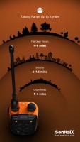 China SenHaiX 8800 5W UHF VHF Walkie Talkie 128 Channels 2000mAh Battery IPX5 for sale