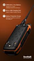 China SenHaiX 8800 5W UHF VHF Walkie Talkie 128 Channels 2000mAh Battery IPX5 for sale