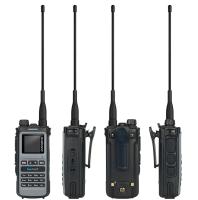 China SenHaiX 8600 Dual Analog Walkie Talkie Waterproof UHF VHF Transceiver 10km Range USB Charging for sale
