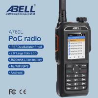 China ABELL A760L 4G Android Two Way Radio 3600mAh IP67 Waterproof Walkie Talkie for sale