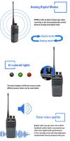 China Kirisun DP405 DMR Walkie Talkie 10km Range 16 Channels for sale