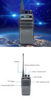 China Kirisun DP405 DMR Walkie Talkie 10km Range 16 Channels for sale