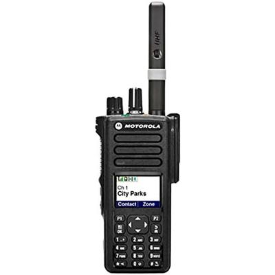 China DGP5550e 10W Two Way Radio IPX7 Waterproof Walkie Talkie 32 Channel VHF UHF for Truckers for sale