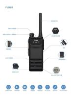 China HP700 DMR Walkie Talkie UHF VHF 5W IP68 Waterproof Dustproof 1024 Channels for sale