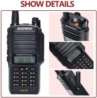 China Baofeng UV-9R Dual Band Walkie Talkie 5W 128 Channels IPX6 Waterproof for sale