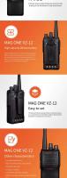 China Motorola VZ-12 Digital Portable Walkie Talkie 5W 1800mAh IPX6 Water Resistant DMR Radio for sale