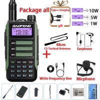 China Baofeng UV-16 Max 10W Walkie Talkie 16 Channels Dual Band VHF UHF Long Range Two Way Radio 1000-1500mAh for sale