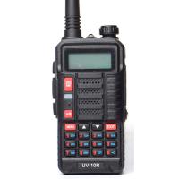 China Baofeng BF-UV10R 10W Walkie Talkie 4800mAh Battery IP54 Waterproof Dual Band VHF UHF 16 Channel for sale