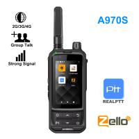 China Anysecu A970s 4G POC Walkie Talkie Android 9.0 3500mAh IPX3 Waterproof Zello Radio for sale