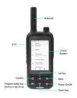 China Anysecu A970s 4G POC Walkie Talkie Android 9.0 3500mAh IPX3 Waterproof Zello Radio for sale